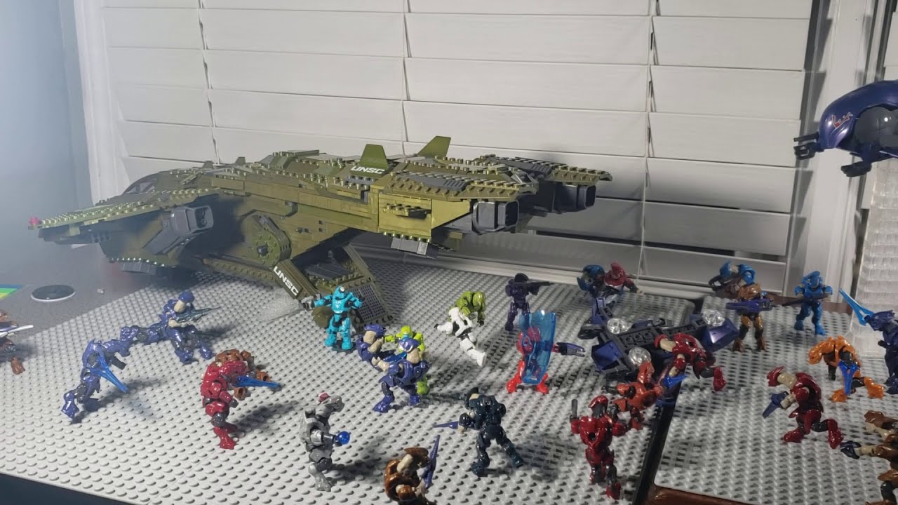 Rescue (halo mega construx moc/diorama) Fireteam Steel #2 - YouTube