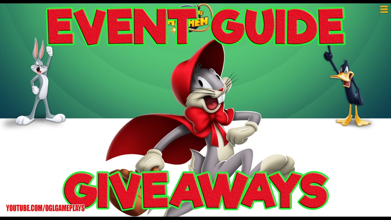 RED RIDING RABBIT EVENT GUIDE AND GIVEAWAYS - LOONEY TUNES WORLD OF ...
