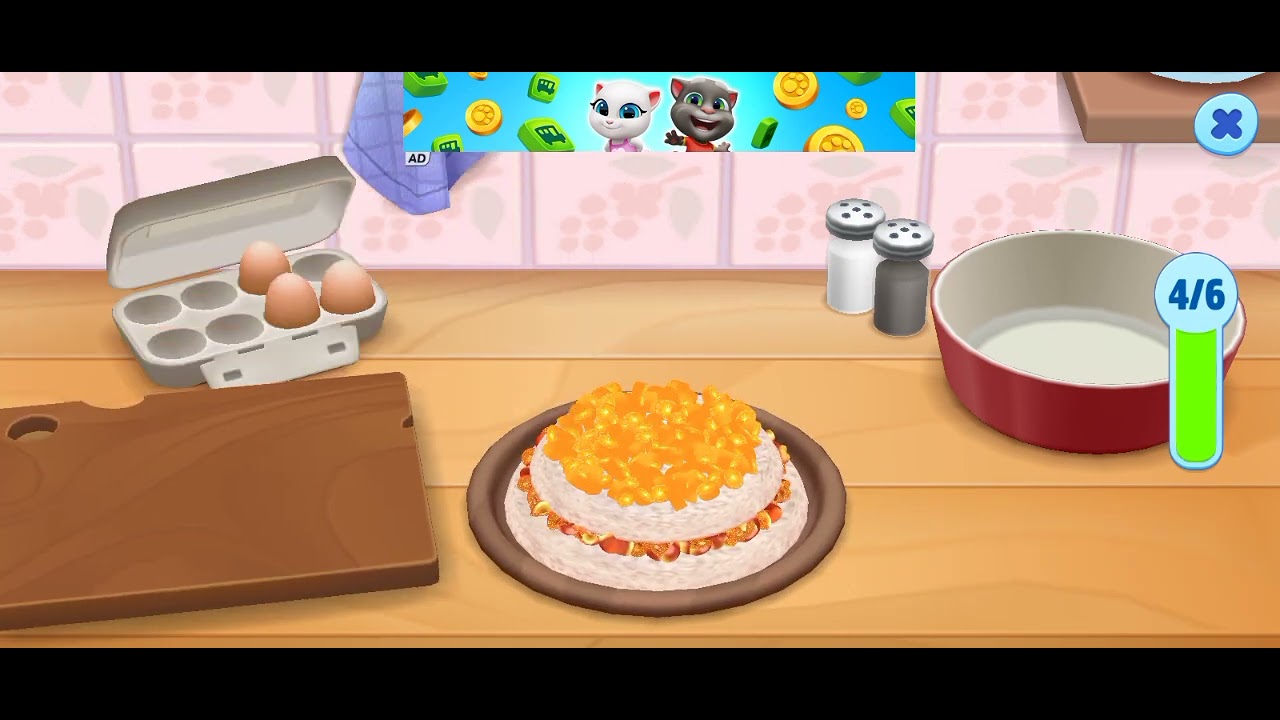 Making food for Tom in My talking tom friends #games - YouTube