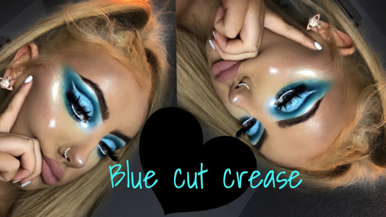 BLUE CUT CREASE | HOW TO - YouTube