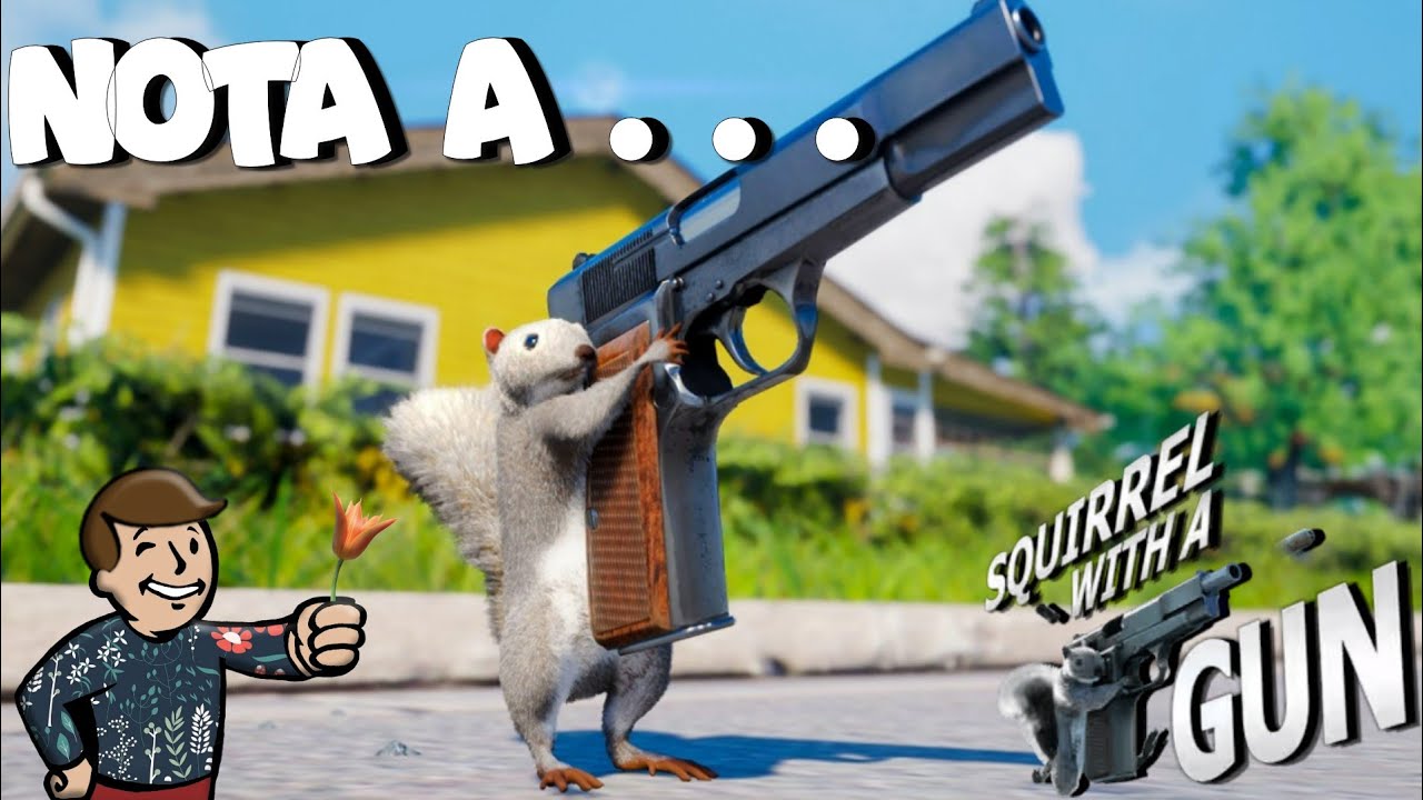 NOTA A... SQUIRREL WITH A GUN / AY, POR MIS NUECES - YouTube