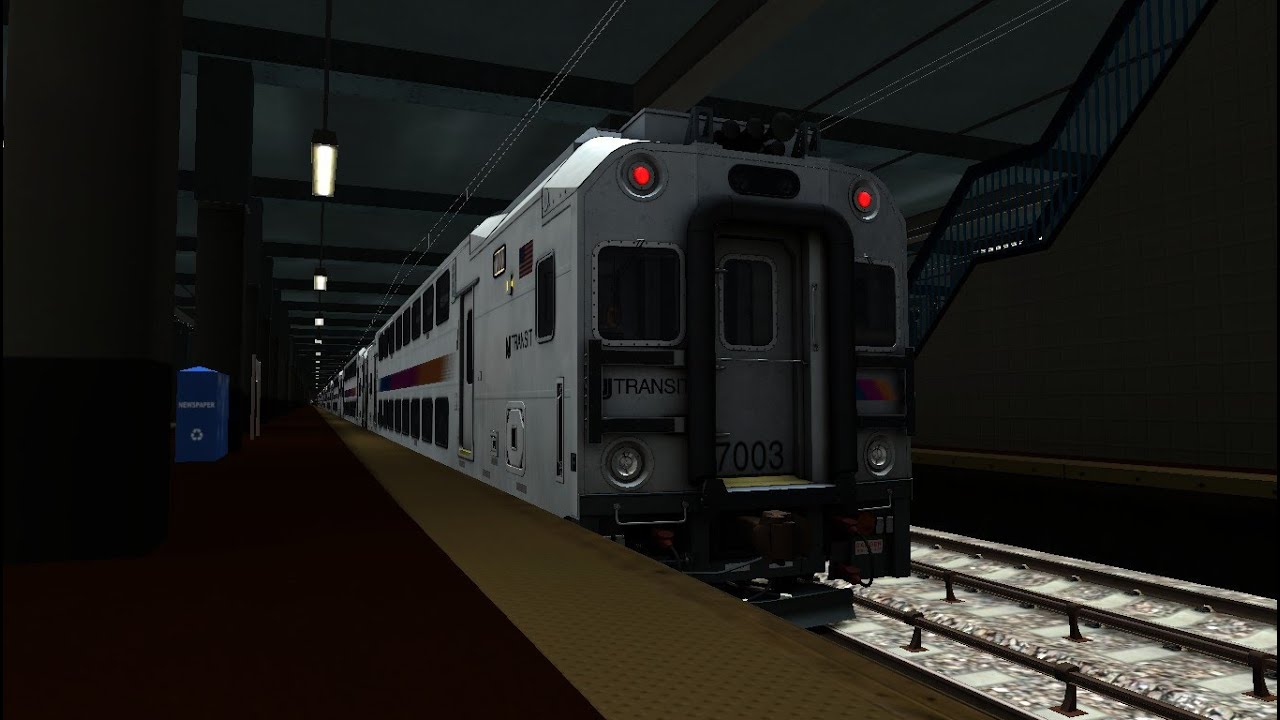 Railworks: NJT 6631 NYP - Dover 7003 - YouTube