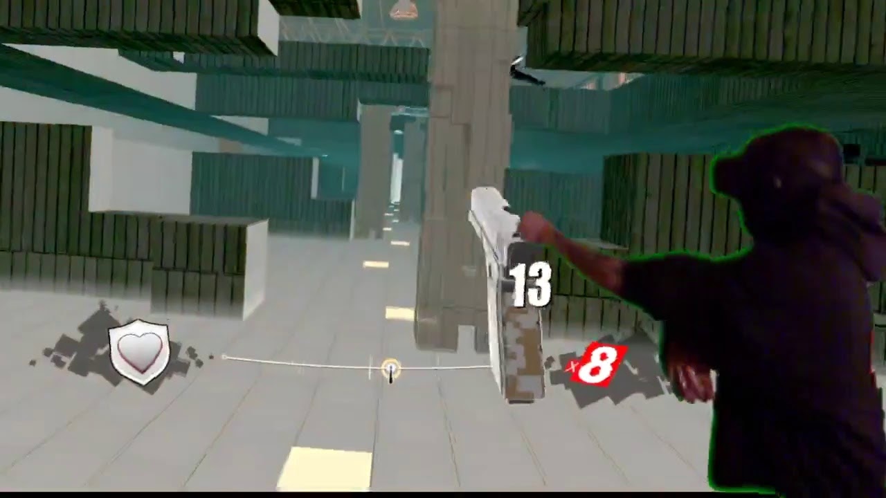 Headless Gamer Plays Pistol Whip VR - YouTube