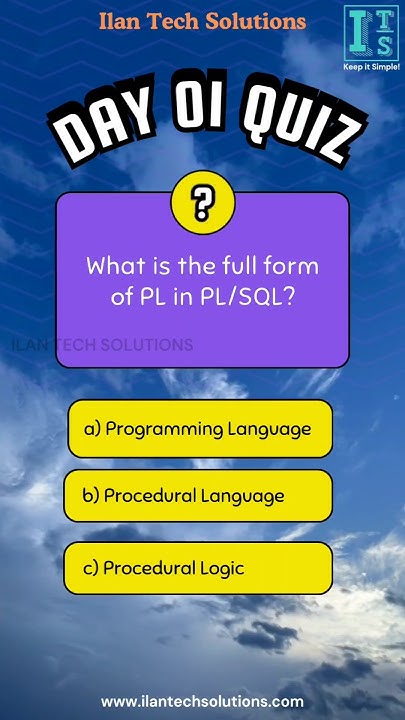 Improve your Coding Skills 🔥Daily Coding Duel 🔥Day 01 PLSQL Quiz🧨 - YouTube