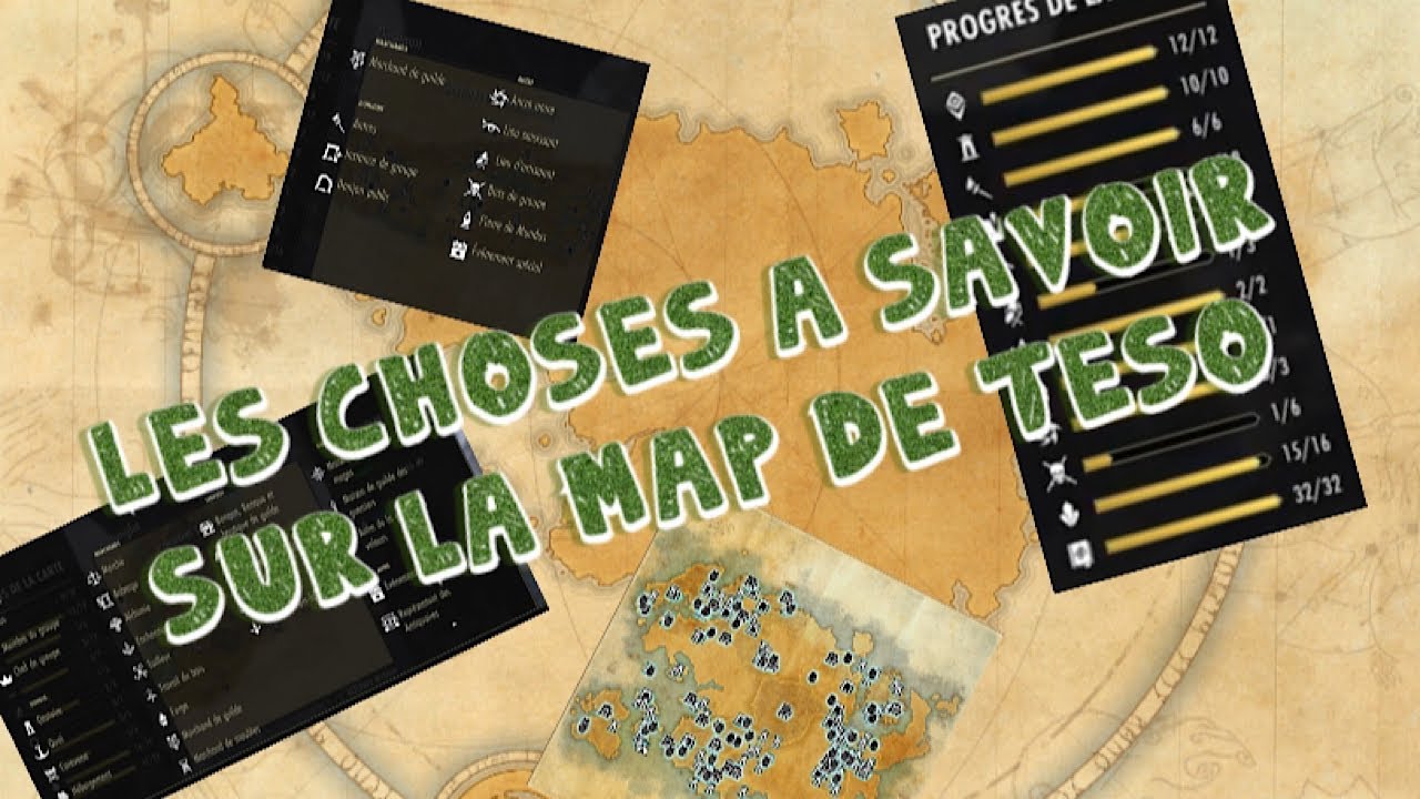 Les choses à savoir sur la map de TESO - guide ULTIME - The Elder ...