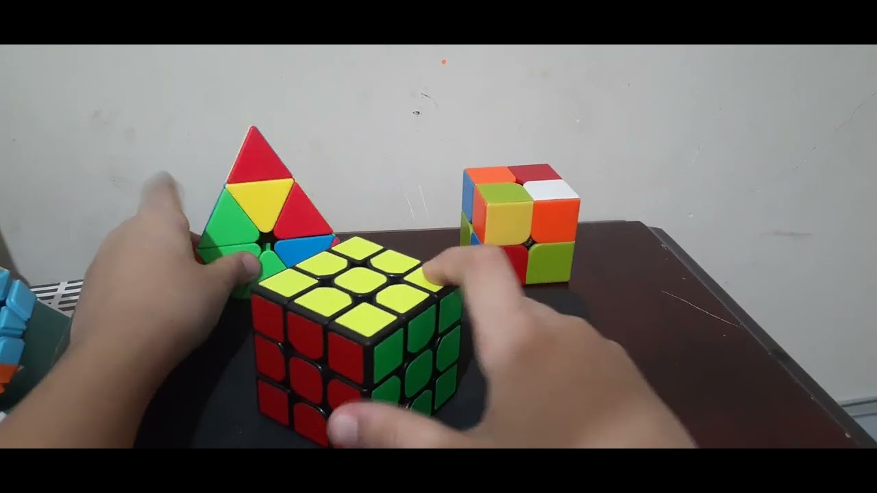 solve 3x3 2x2 pyraminx - YouTube