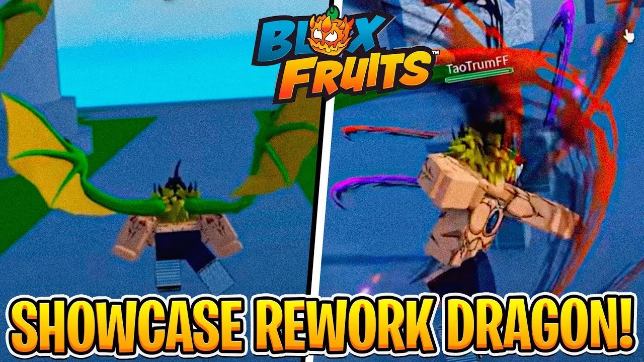 🐲 REVELADO! ELE MOSTROU COMO É REWORK DRAGON NO UPDATE 24 BLOX FRUITS ...