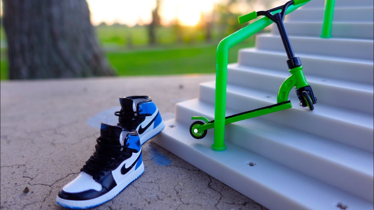 Finger Scooter | Finding A New Finger Scooter | Tricks On Finger ...