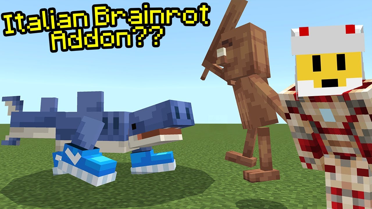 Minecraft Italian Brainrot Addon?? - YouTube