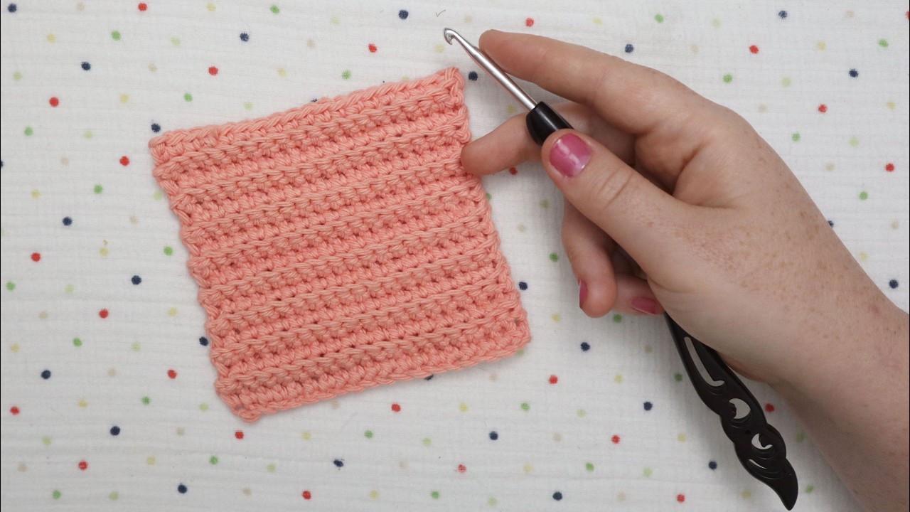 How To Crochet Back Loops Only - Easy Crochet Stitch Tutorial For ...