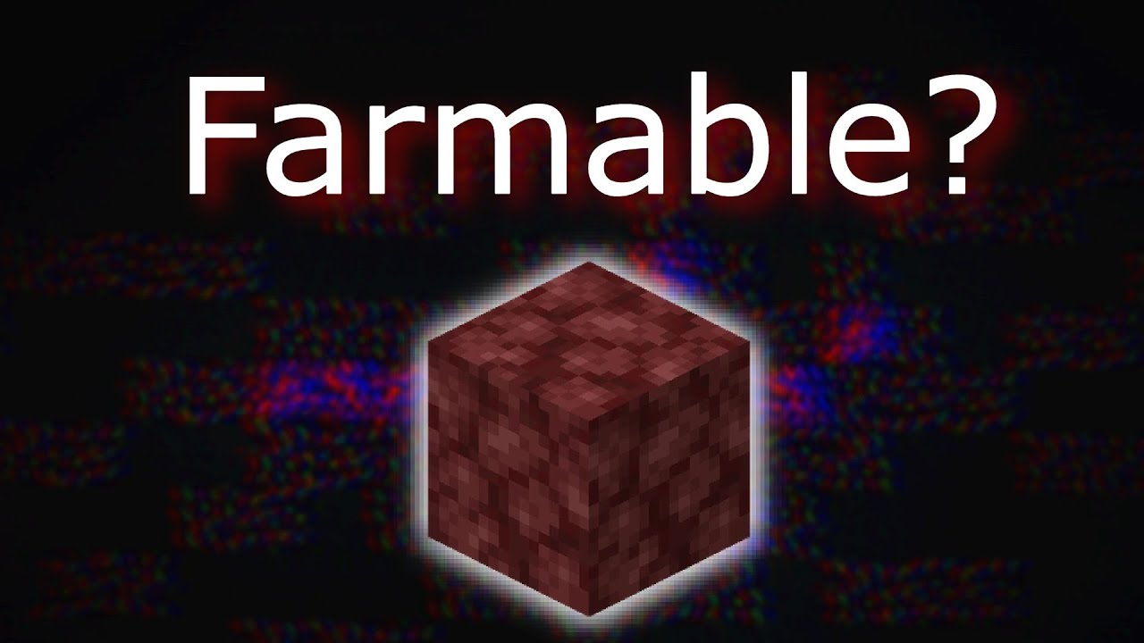 Minecrafts First Ever Netherrack Farm Youtube
