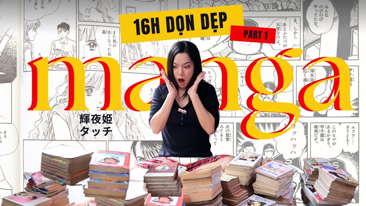 16 Tiếng Dọn Dẹp 😰- Sắp xếp tủ TRUYỆN TRANH (manga organizing ...