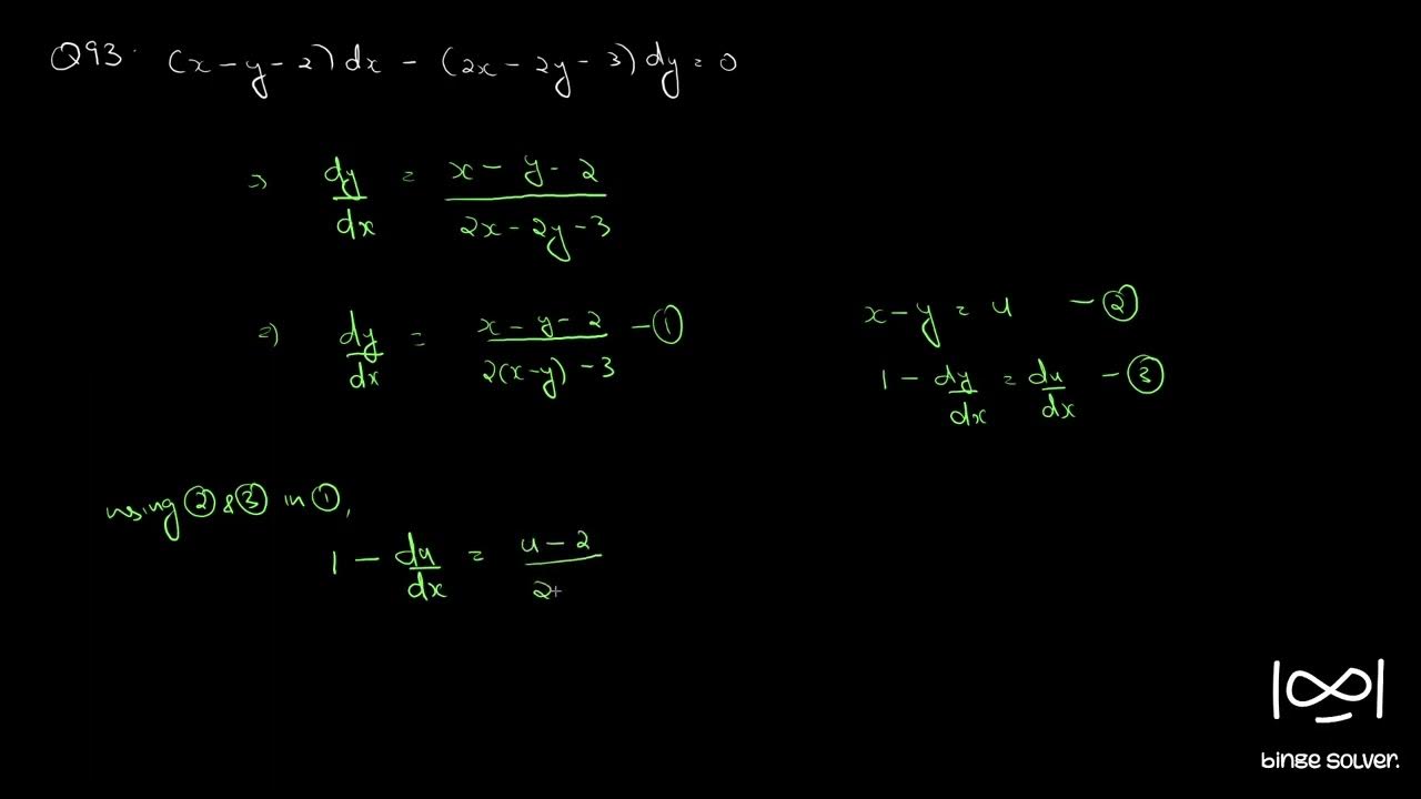 Q93 x y 2 dx 2x 2y 3 dy 0 YouTube q93-x-y-2-dx-2x-2y-3-dy-0-youtube