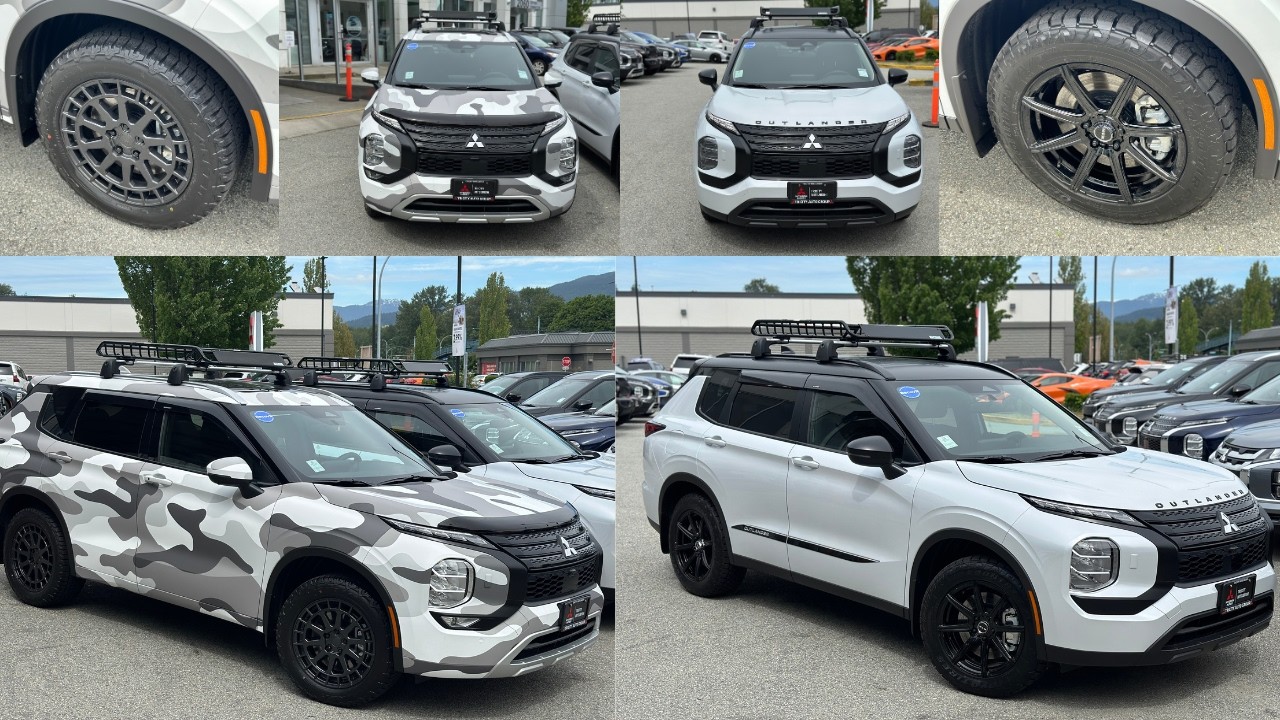 2 x Modified Mitsubishi Outlander 2024 - which one looks better? - YouTube