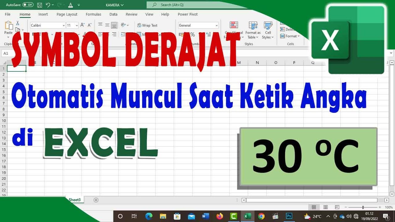 Cara Membuat Simbol Derajat Otomatis Muncul Saat Ketik Angka - YouTube