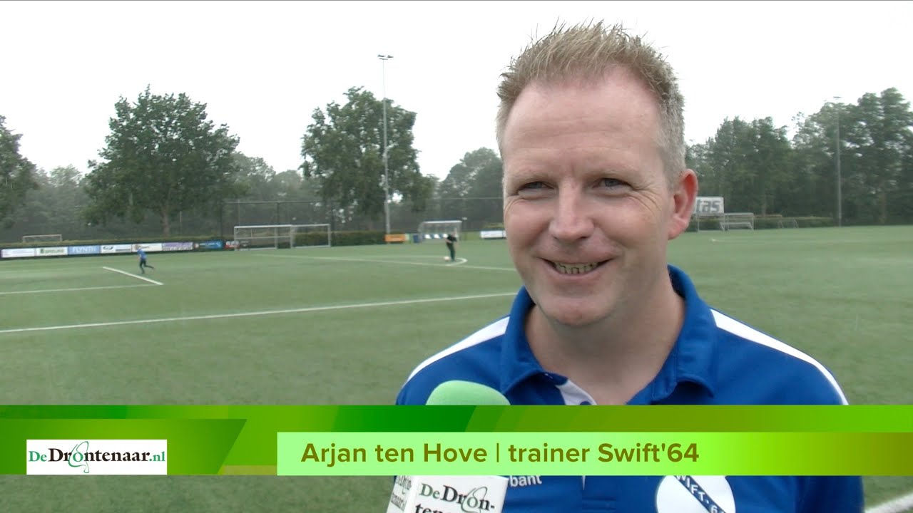 Trainer Arjan ten Hove van Swift'64 blikt vooruit naar het komende ...