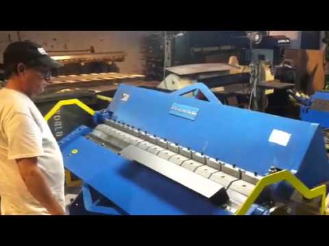 PROFAB Powered Hydraulic Finger Brake Machine #2 - YouTube