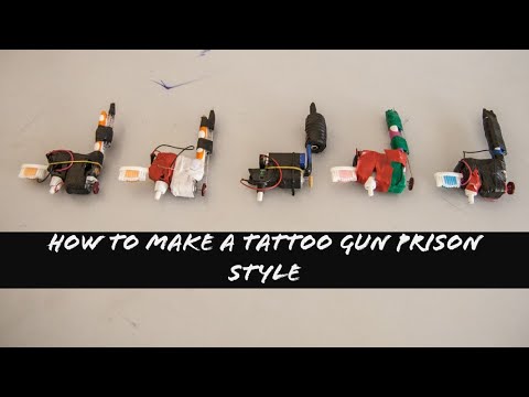 HOW TO MAKE A PRISON STYLE TATTOO MACHINE - YouTube