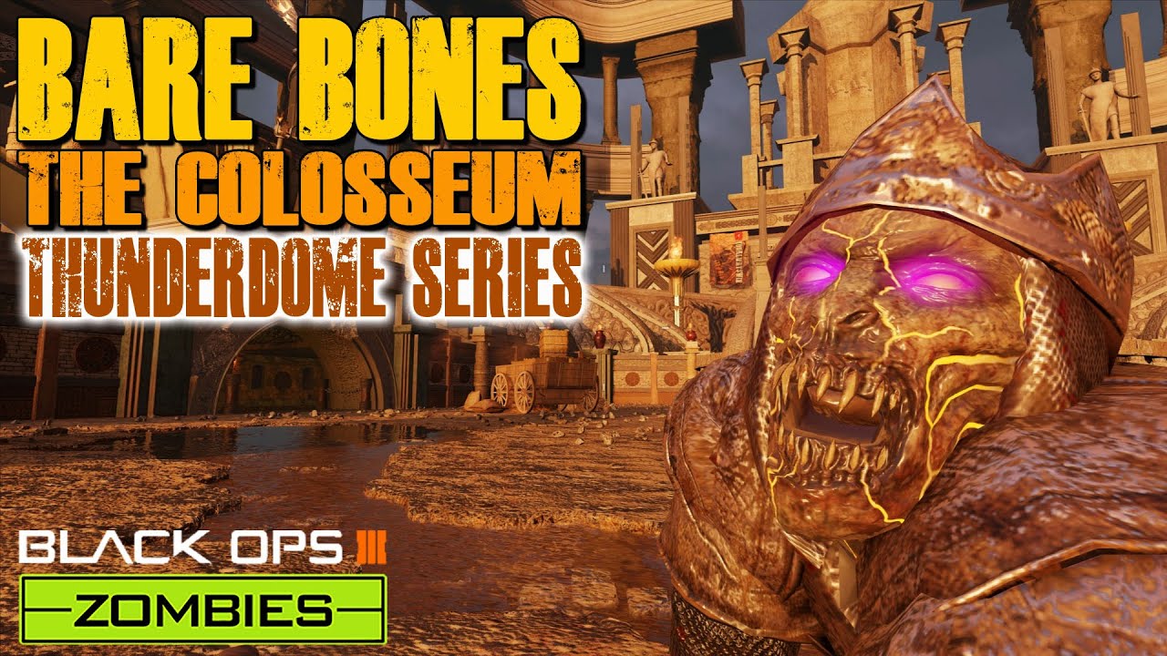 ZOMBIES BARE BONES CHALLENGE - COLOSSEUM (Call of Duty Thunderdome ...