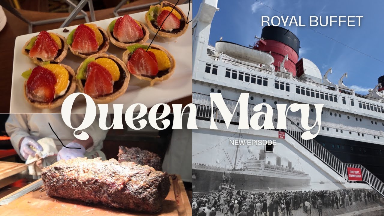 Overpriced & Overrated $140 Queen Mary Royal Sunday Brunch Buffet - YouTube