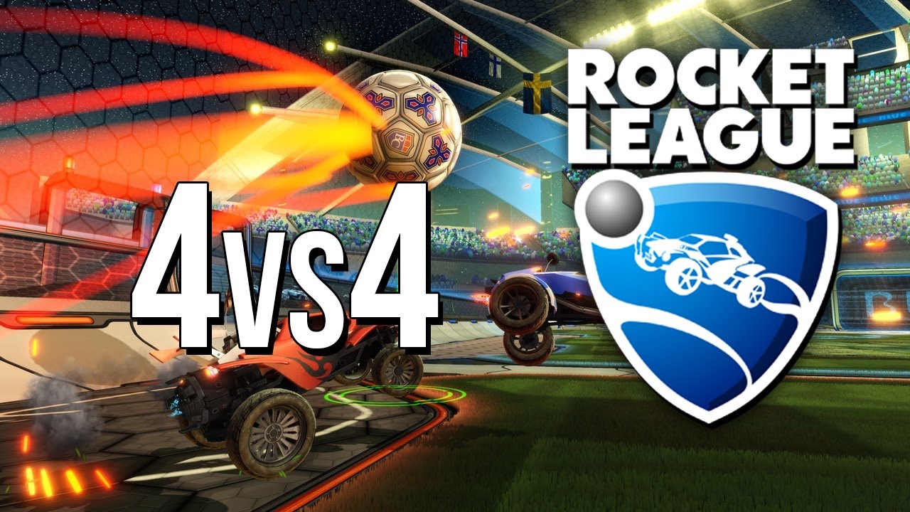 ROCKET LEAGUE 4 vs 4 - YouTube
