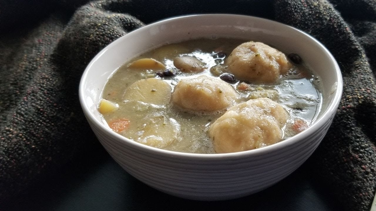 Vegetable Soup with Dumplings - YouTube