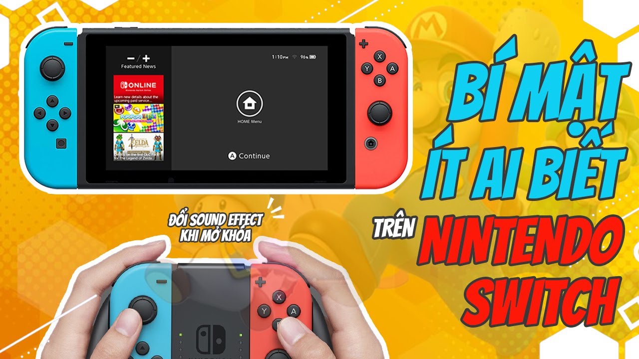 Giải mã bí mật không phải ai cũng biết trên Nintendo Switch | Nintendo Switch Easter egg - YouTube