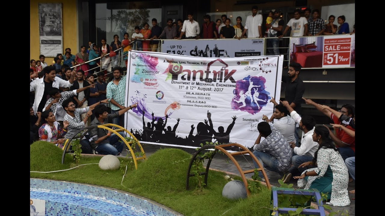 Yantrik 2K17 flash mob II Mechanical fest II INOX LEPL - YouTube
