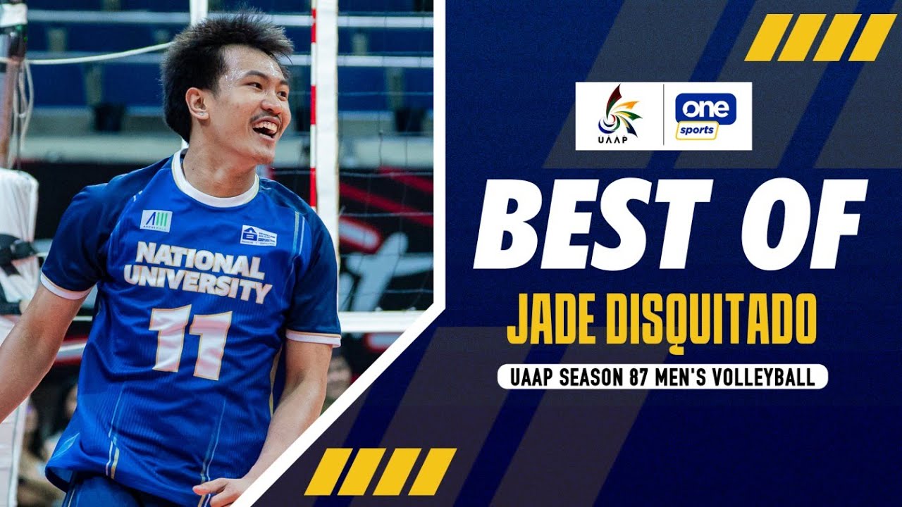 BEST OF JADE DISQUITADO | UAAP SEASON 87 MEN’S VOLLEYBALL - YouTube