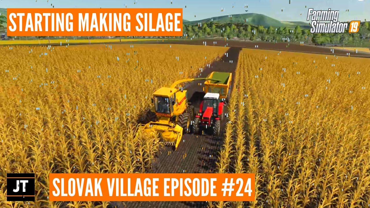 STARTING MAKING SILAGE | Farming Simulator 19 timelapse | #24 - YouTube