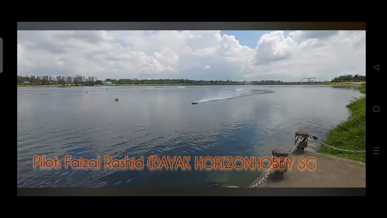 FLIER 320A ESC on MTC Sprint Cat F41 RC Boat. - YouTube