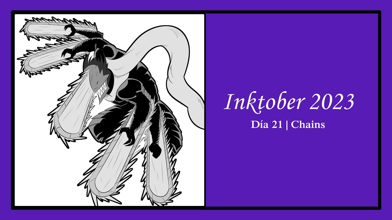 Inktober 2023 | Día 21 | Chains - YouTube