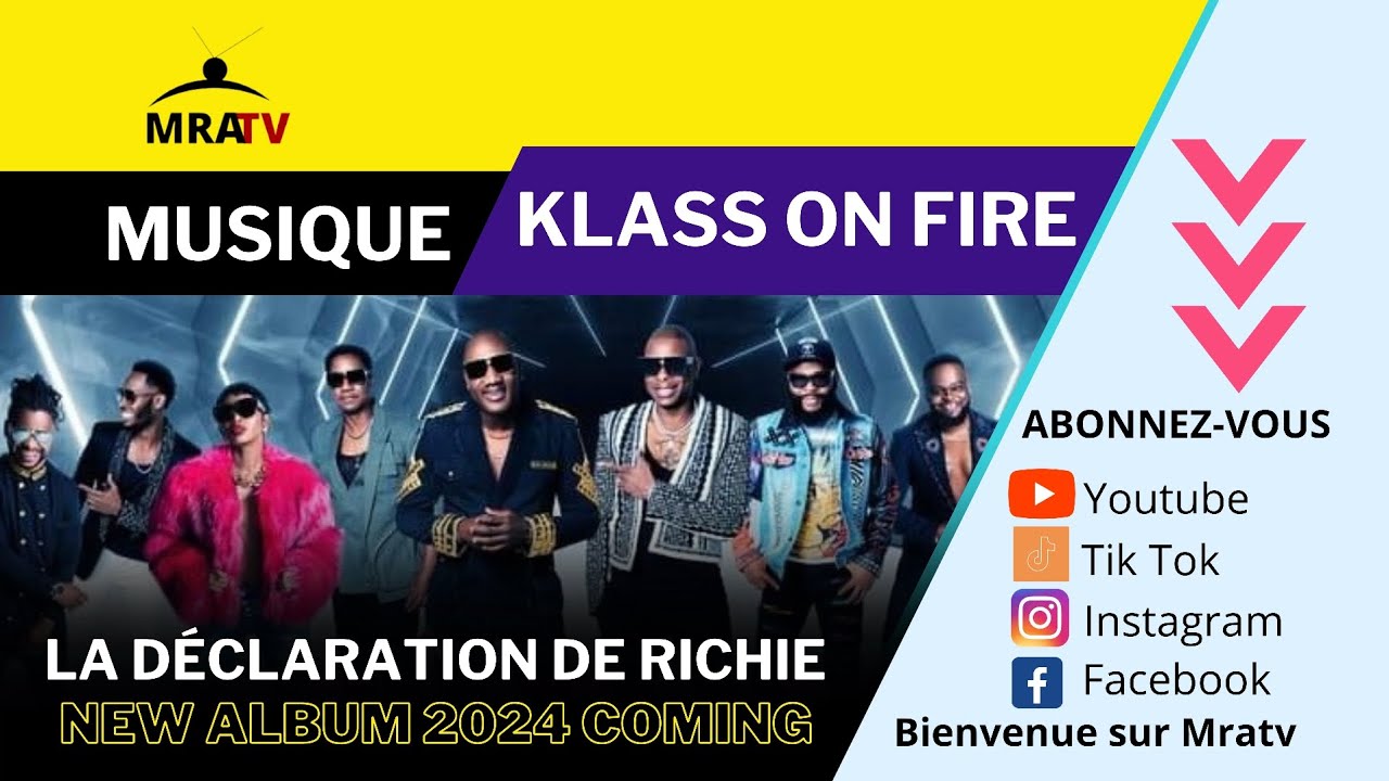 Klass, new album 2024 coming. Richie prévient ses adversaires. - YouTube