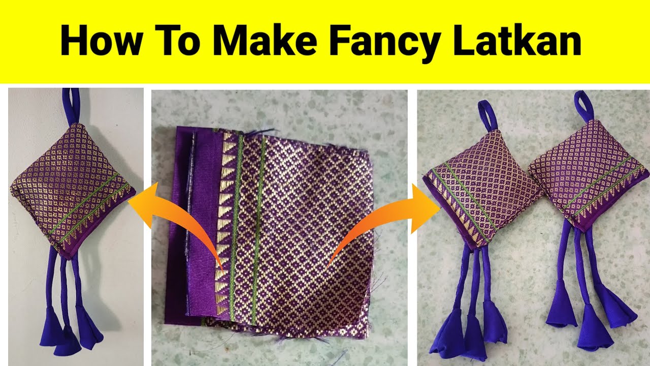 How To Make Brocade Latkan | Brocade Latkan Kaise Banaye @creative_safa ...