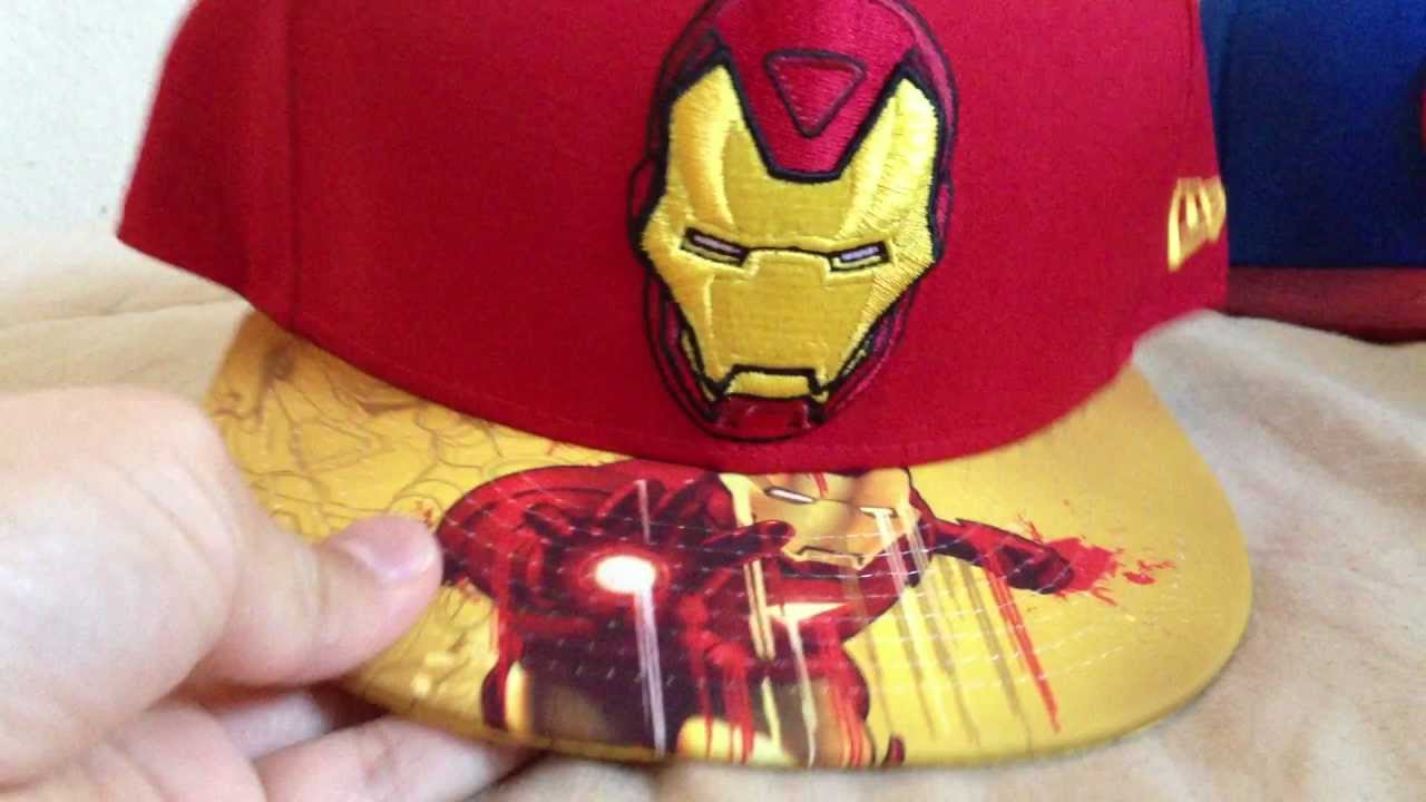 New Era Marvel DC Comic Hat Collection - YouTube