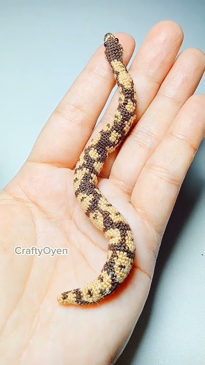 Ball Python Snake Crochet Pattern #crochet #snake #pattern #etsy - YouTube