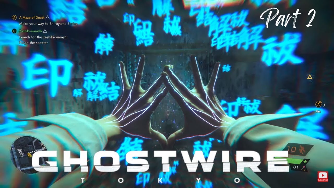 Escaping Haunting Spirits in Ghostwire Tokyo Part 2 #gameplay #ps5 # ...