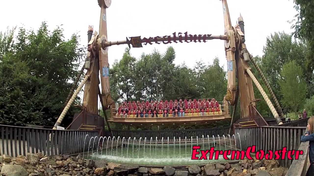 Excalibur - Off Ride - POV - Walibi Holland 2013 - (HD) - YouTube