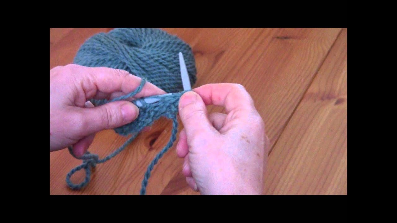 Purl - Continental Method - YouTube