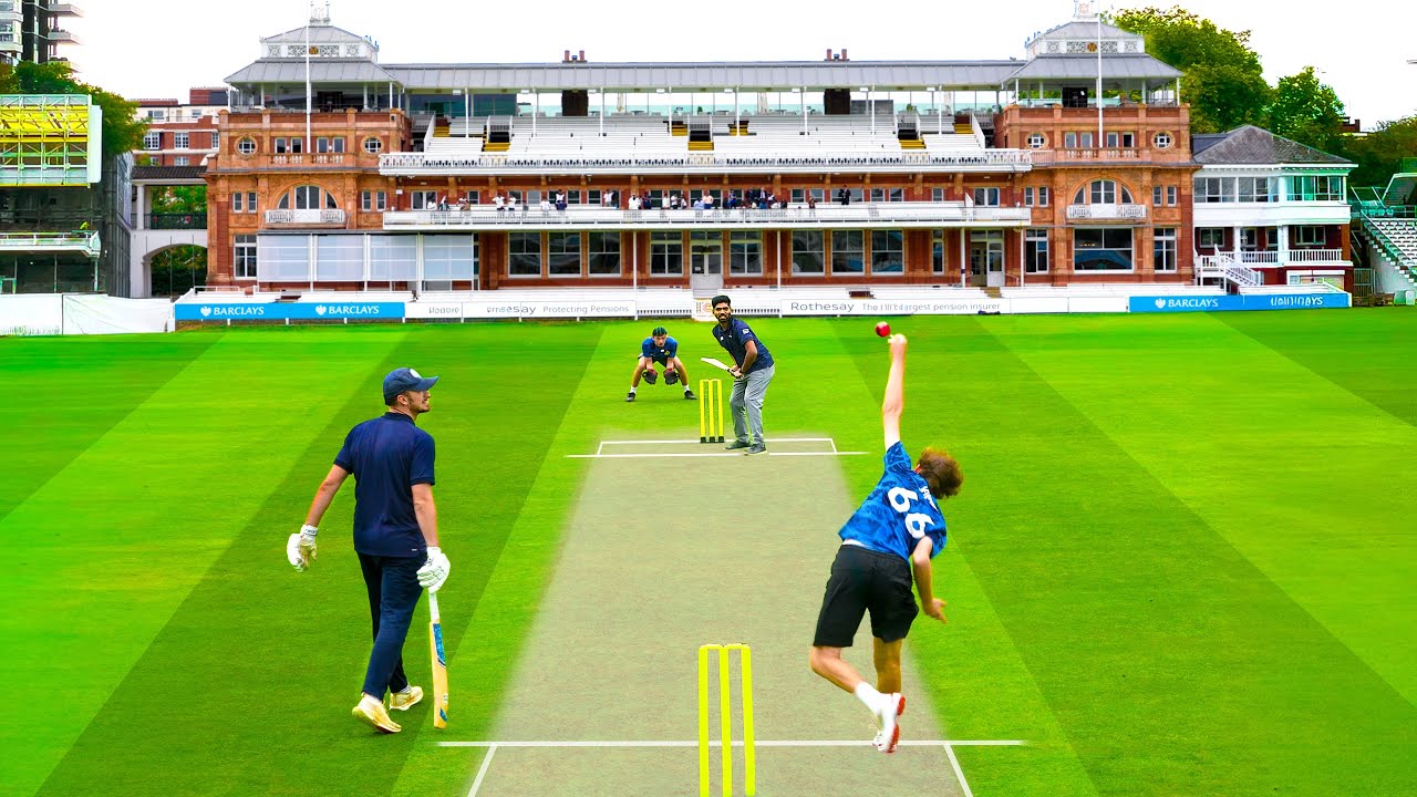 We Played Backyard Cricket at LORD'S - YouTube