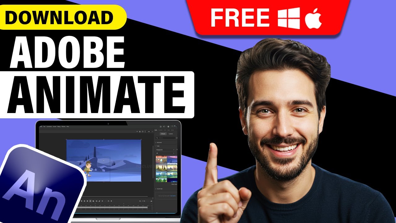 How To DOWNLOAD Adobe Animate For FREE 2025 Quick Guide (PC/Mac/Laptop ...
