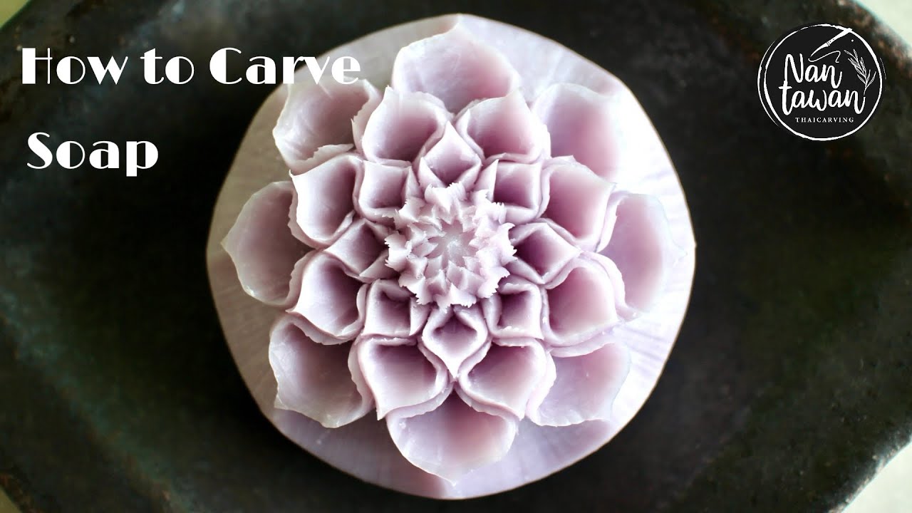 Soap carving basic design how to carve step by step video ソープカービング基本 ...