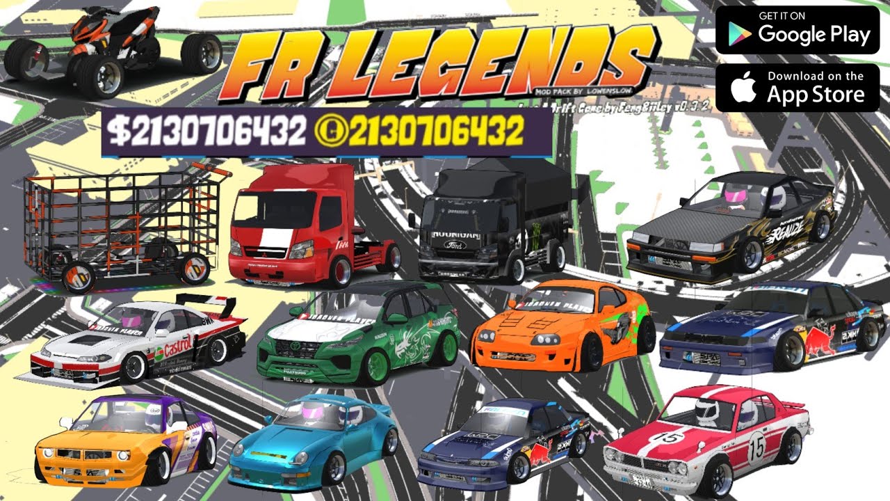 FR LEGENDS MOD PACK V.0.3.2 | DAIKOKU | MUSTANG | TRUCK | PORSCHE ...