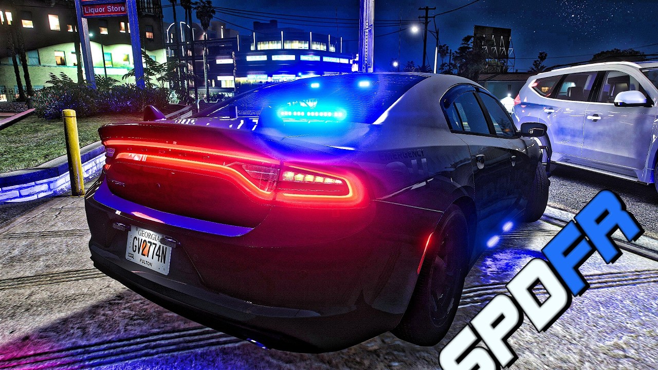 GTA 5 LSPDFR | South Fulton PD Slicktop Charger Gang Unit Patrol ...