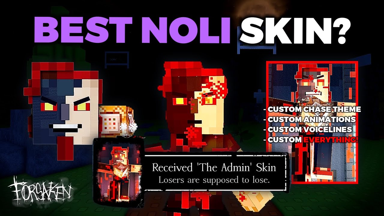 LEVEL 100+ ADMIN Noli Gameplay w/ Thoughts Explained! (Roblox Forsaken ...