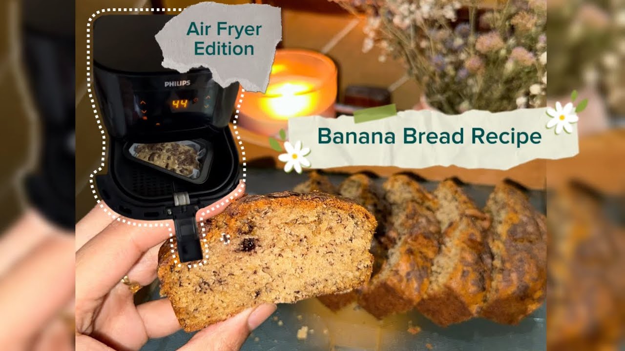 Professional BANANA BREAD Recipe 🍌 | Air Fryer Edition | super moist ...