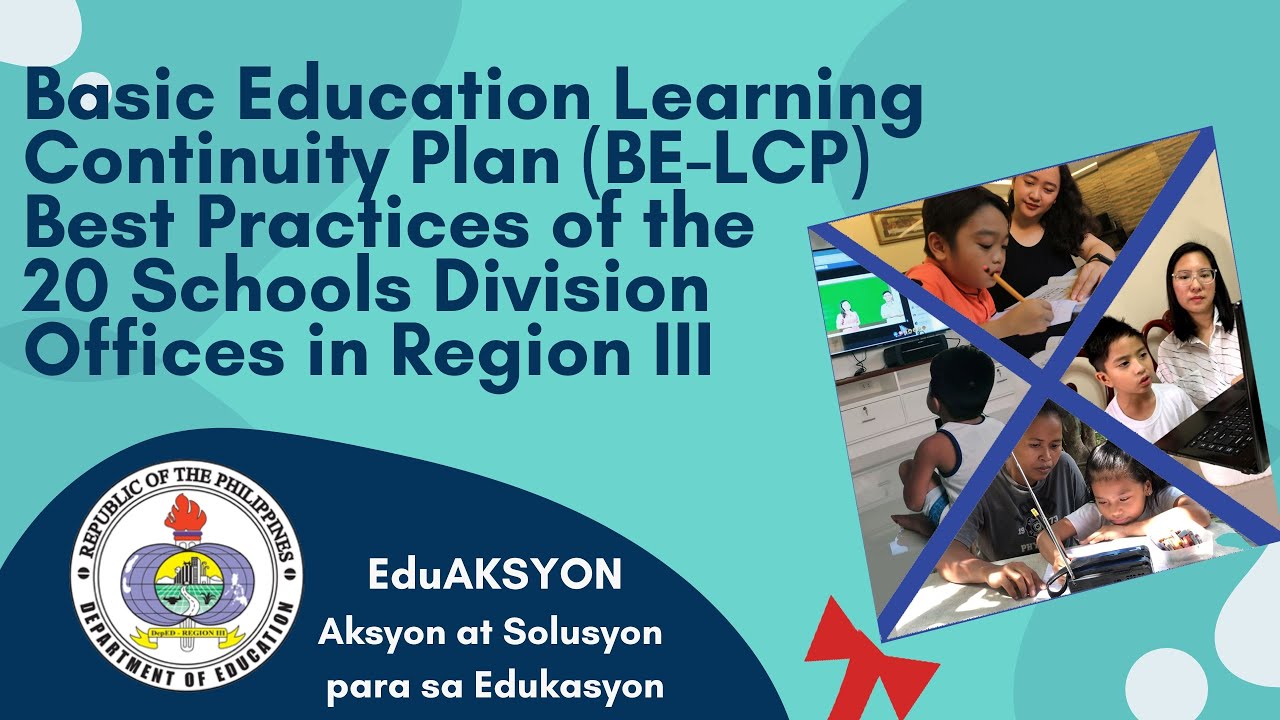 DepEd ROIII BE LCP Best Practices Video - YouTube