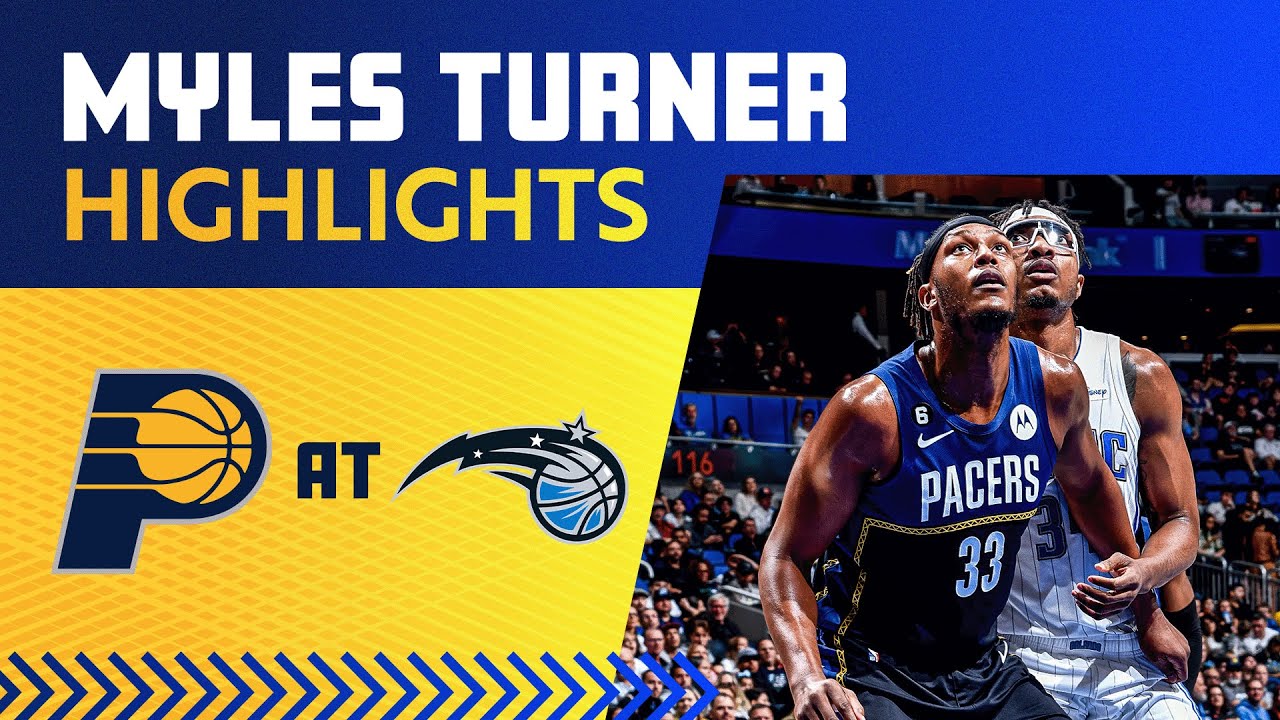 Myles Turner 22 Points 13 Rebounds Indiana Pacers At Orlando Magic myles-turner-22-points-13-rebounds-indiana-pacers-at-orlando-magic