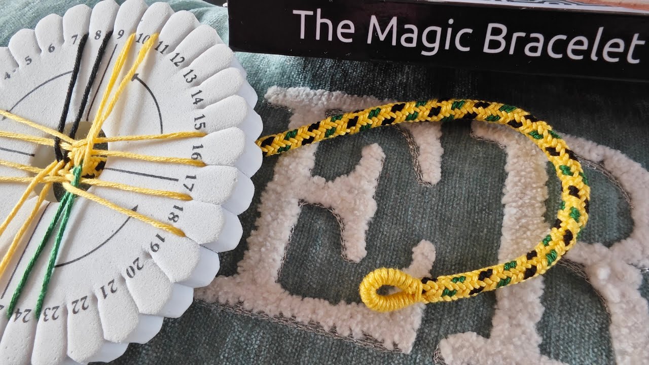 Kumihimo Tutorial Lovely Easy Hollow Weaving Technique (16 threads) - YouTube