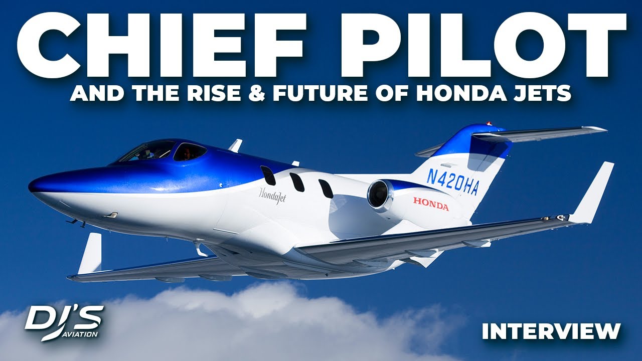 The Life Of A Chief Pilot & Rise Of HondaJet's - YouTube